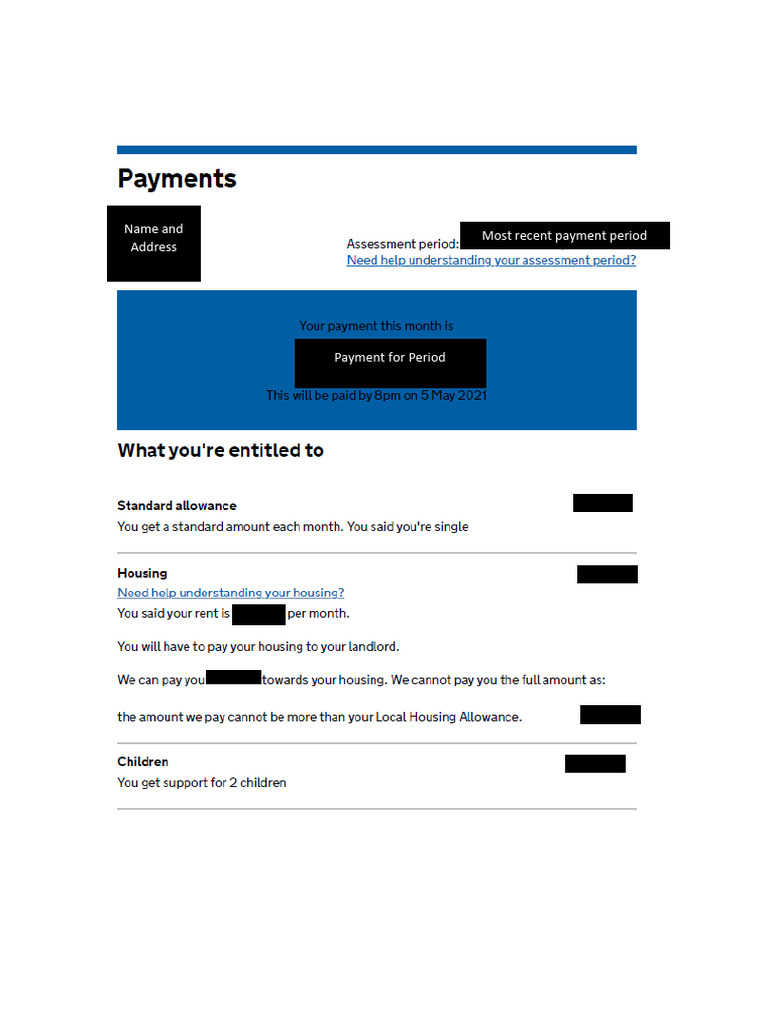 Example of A UC Statement 1 | PDF