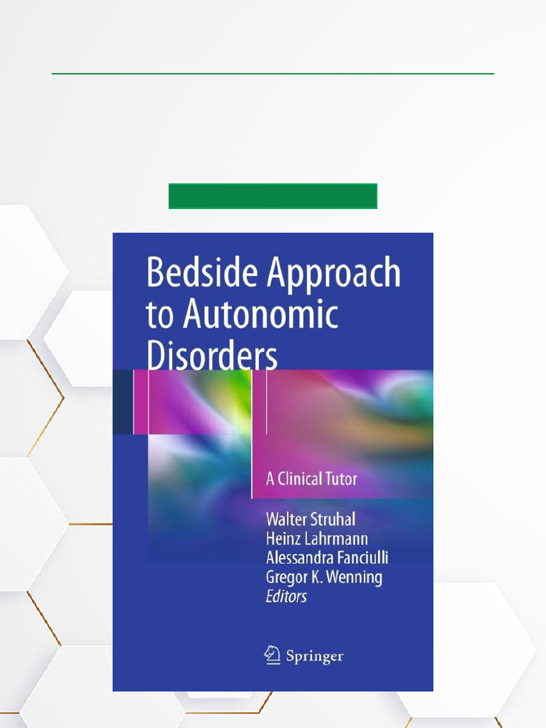 Bedside Approach To Autonomic Disorders A Clinical Tutor FULL PDF DOCX ...