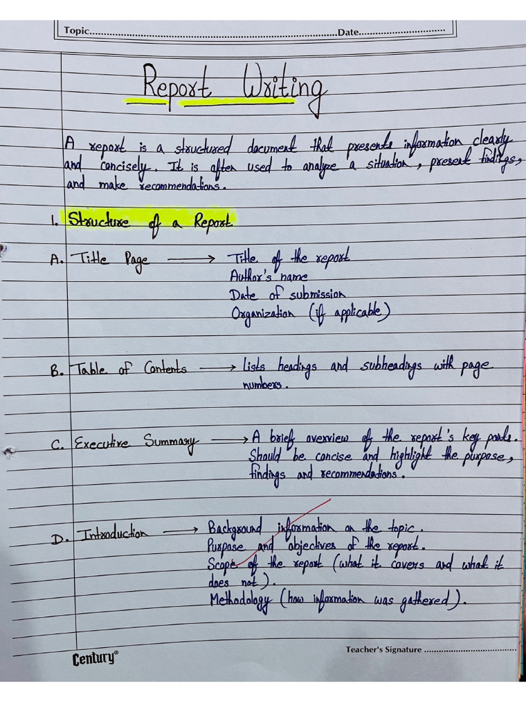 Report Writing 2 | PDF