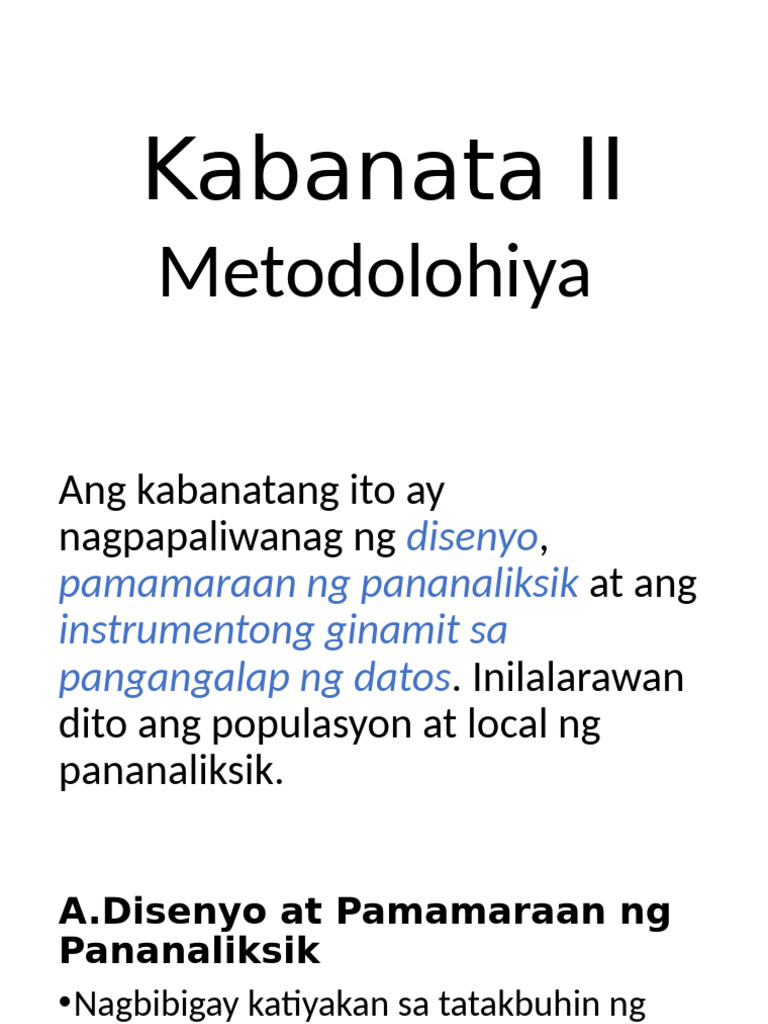 Kabanata IIIII IV | PDF