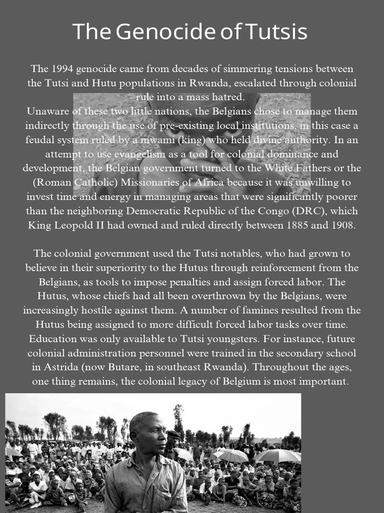 The Genocide of Tutsis | PDF