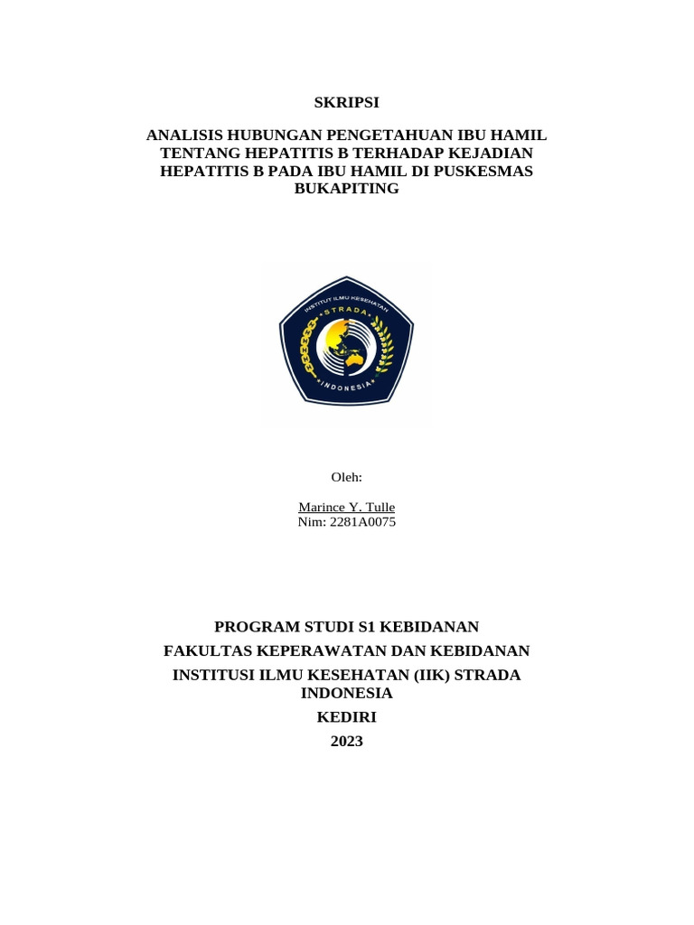 Revisi Skripsi Penelitian Marince Ok (1) - Copy | PDF