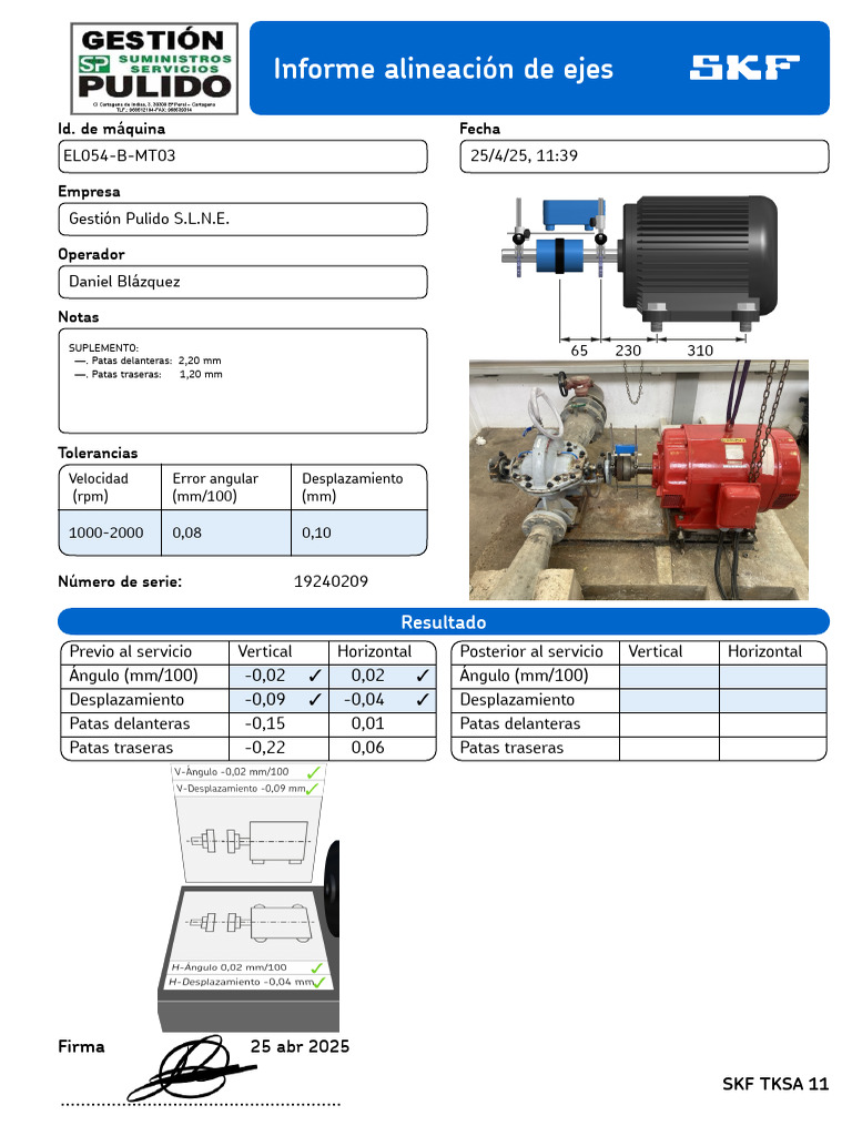 Shaft Alignment Report 20250425-11.39.39 | PDF