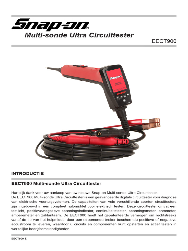 EECT900 Manual NL | PDF