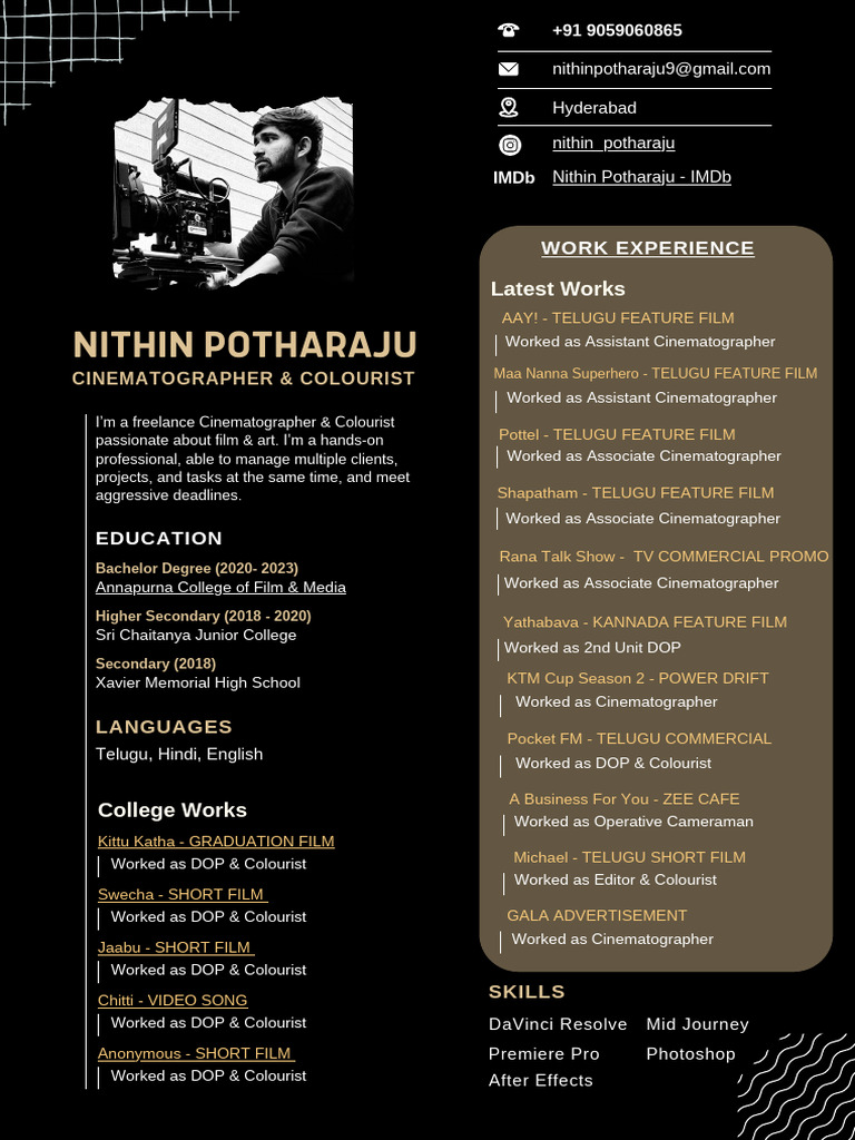 Nithin Potharaju - Resume | PDF