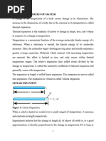 Volumetric (Cubic) Thermal Expansion | PDF | Thermal Expansion | Density