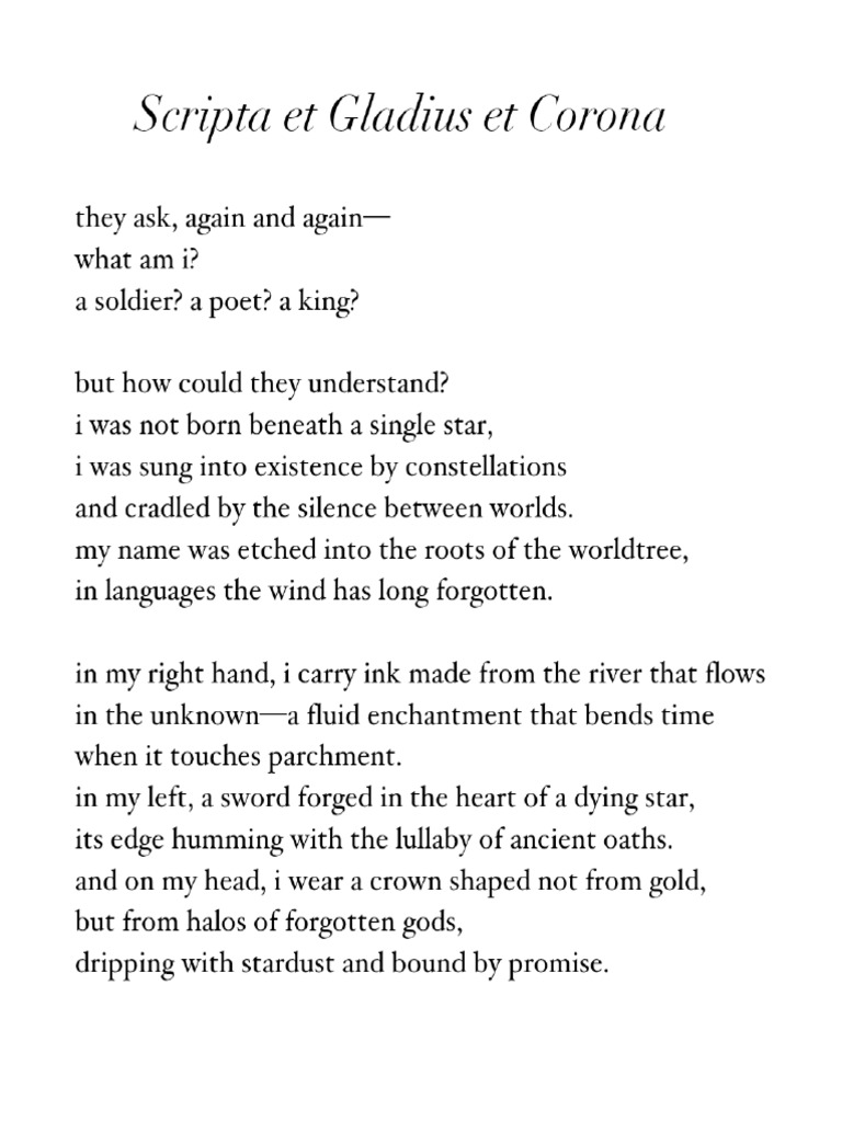 Soldier Poet King Poems | PDF