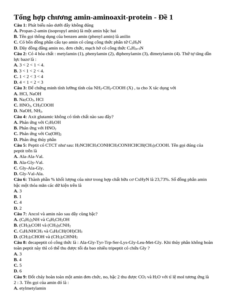 tong-hop-chuong-amin-aminoaxit-protein-de-1-file-word-co-loi-giai | PDF