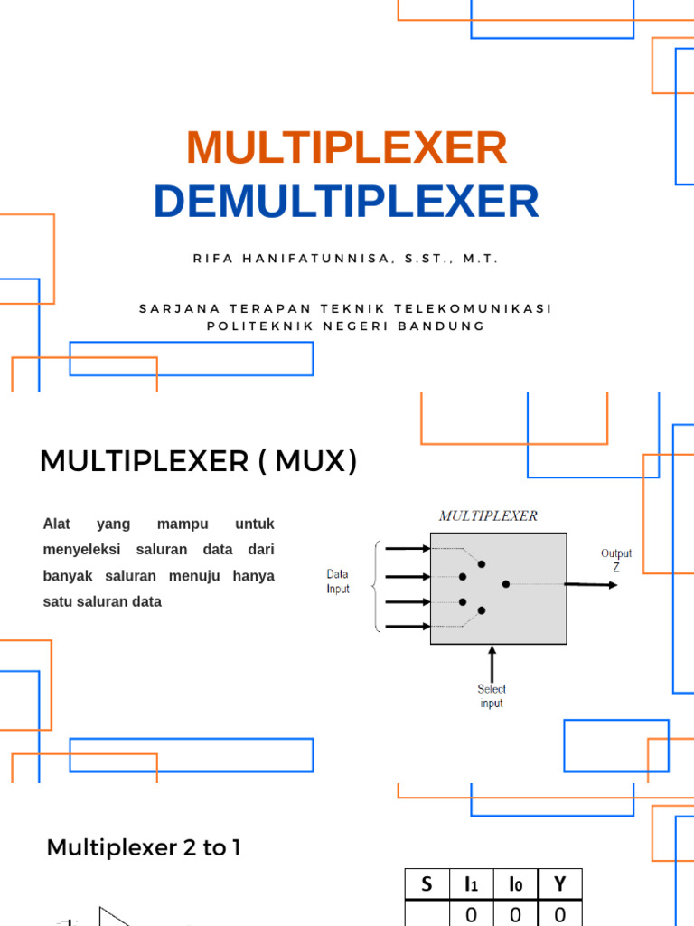 Mux Demux | PDF