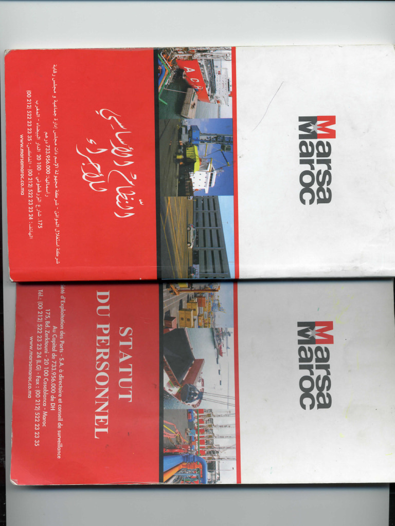 Statut Marsa Maroc | PDF