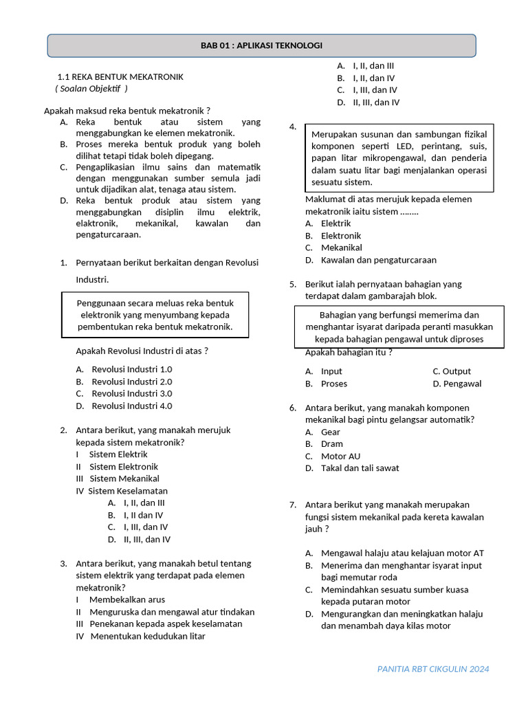 BAB 1.0 mekatronik | PDF
