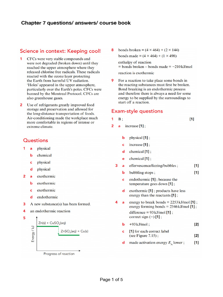 Unit 7 Answers Leraner | PDF