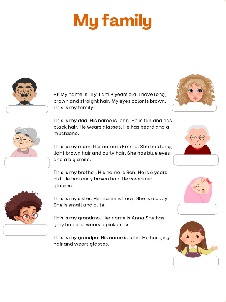Meet My Family: A Personal Introduction | PDF