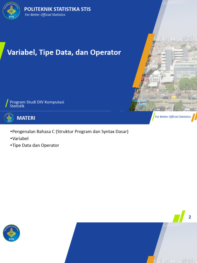 2 Variabel- Tipe Data- Dan Operator.pptx | PDF