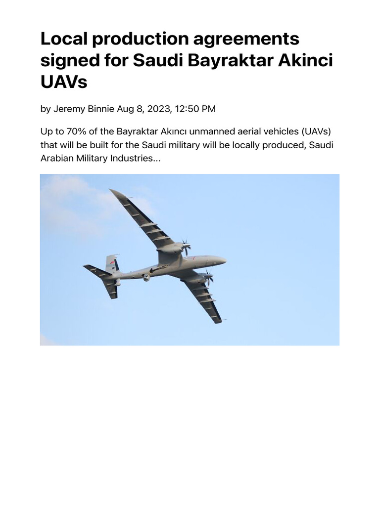 uav in saudi | PDF