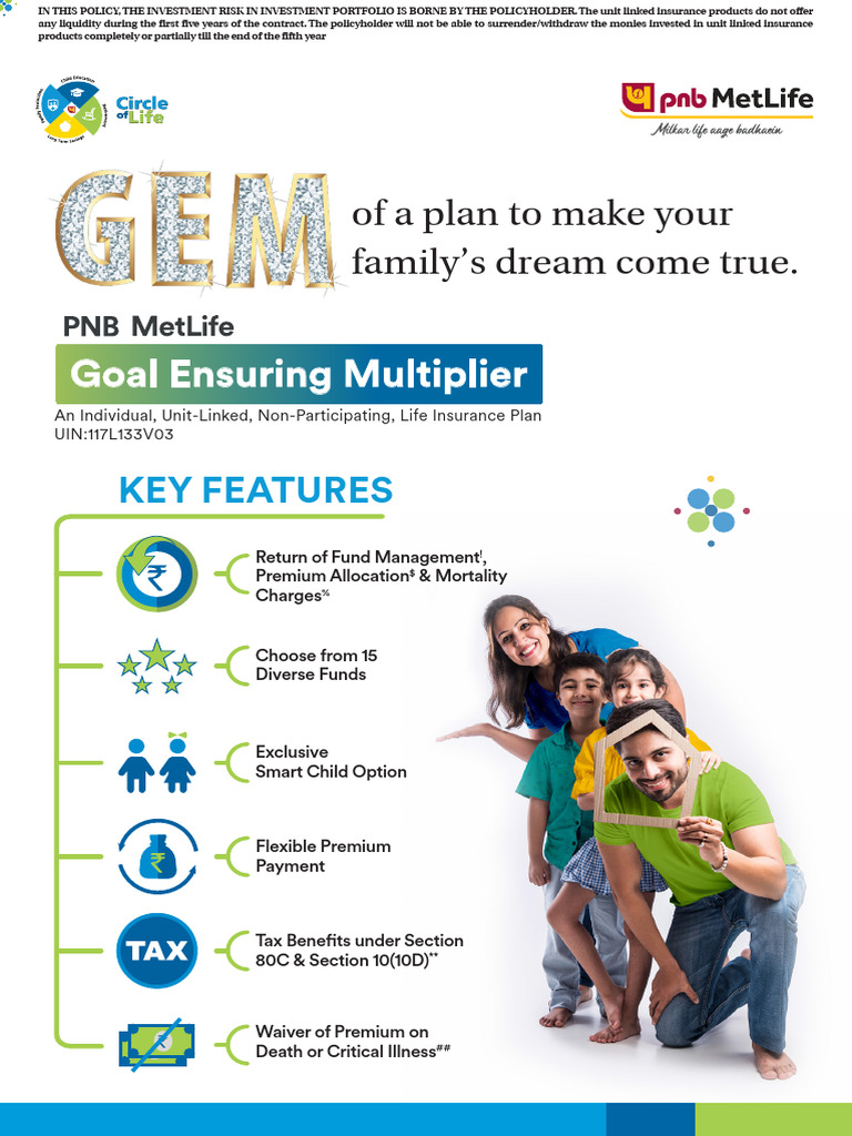 GEM Brochure | PDF | Insurance | Life Insurance