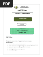 Grade 8 Term 3 Project Memo | PDF | Prime Number | Mathematics