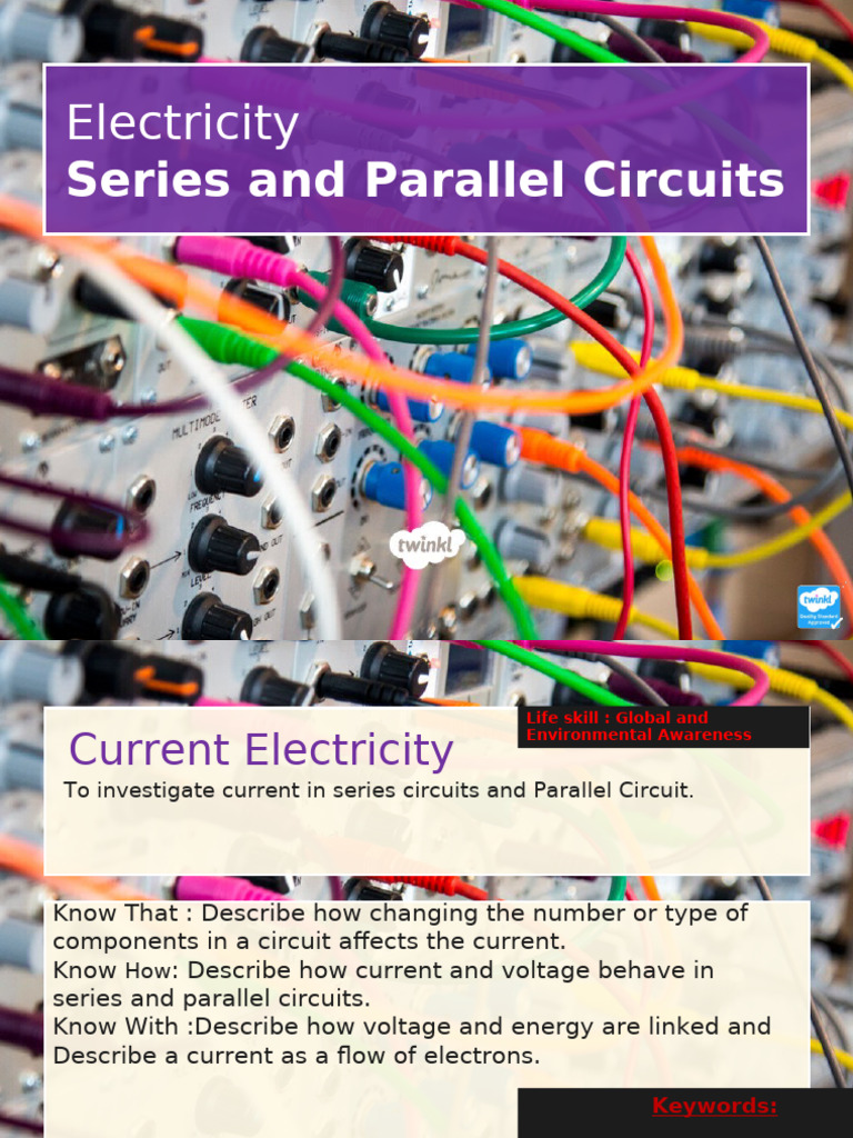 Electricity Series and Parallel | PDF | Series And Parallel Circuits | Voltage