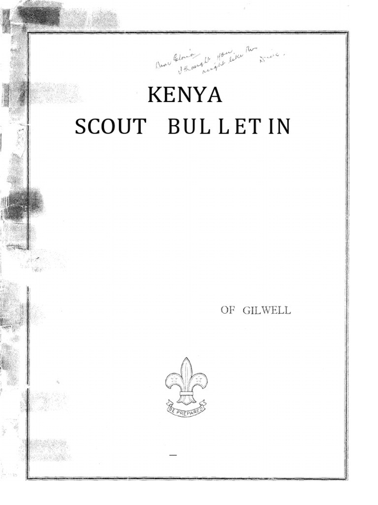 Kenya | PDF | Scouting