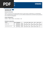 S355JR Steel Data Sheet | PDF | Strength Of Materials | Materials Science