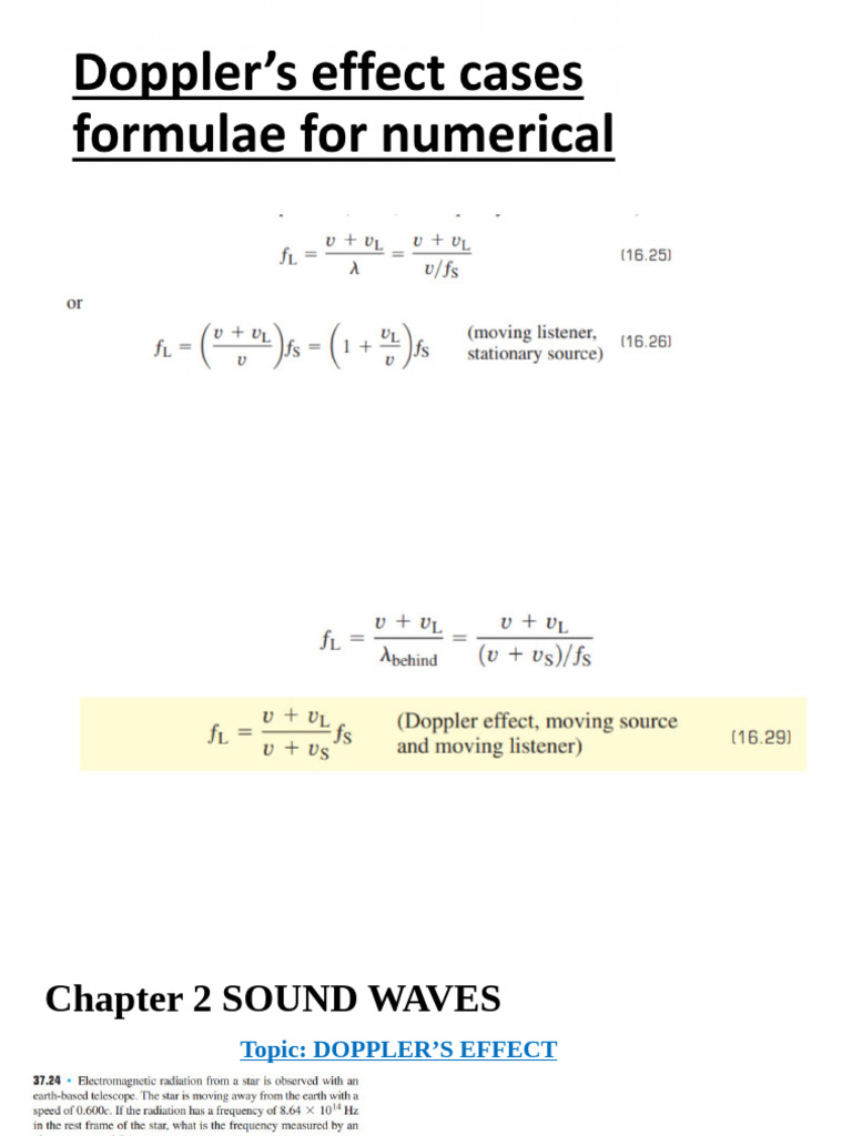 Sound Numericals | PDF