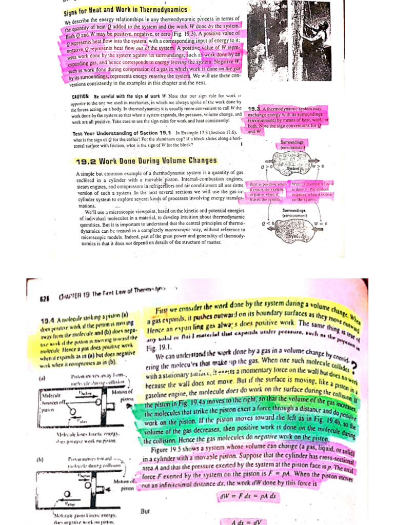 First Law of Thermodynamics | PDF
