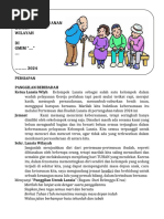 Lirik Mars Lansia: Masa Tua Bahagia | PDF