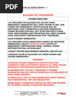 Blackout Recovery Procedures on Ship | PDF | Technology & Engineering ...