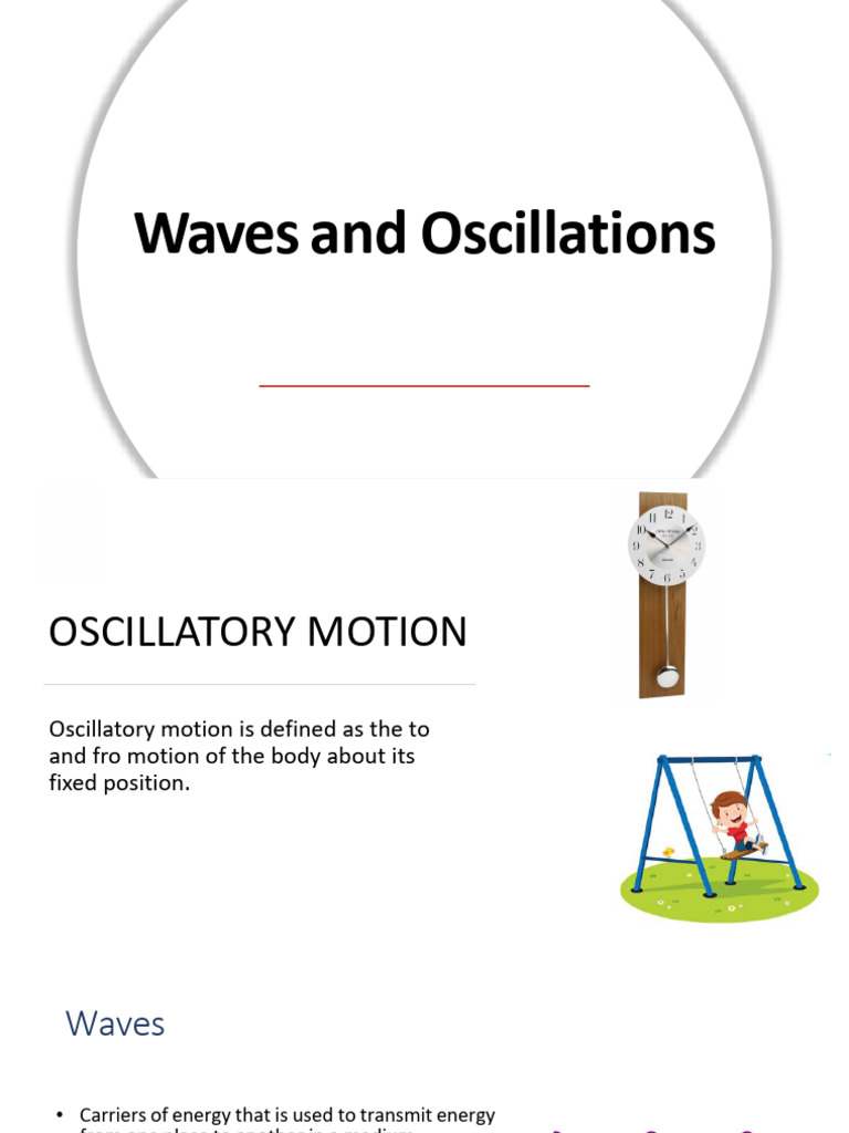 Waves and Oscillations | PDF | Waves | Oscillation