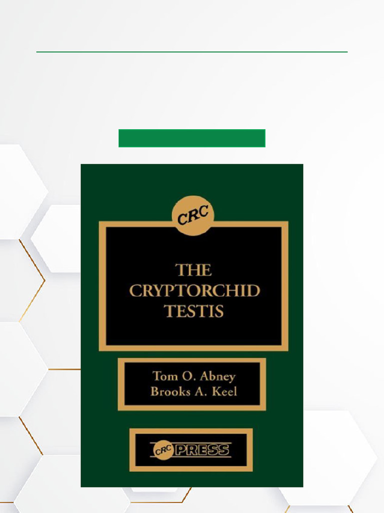 The Cryptorchid Testis - 1st Edition Entire PDF eBook | PDF