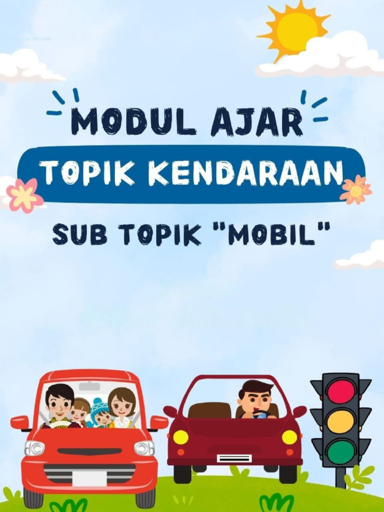 Modul Ajar Kendaraan untuk TK A | PDF