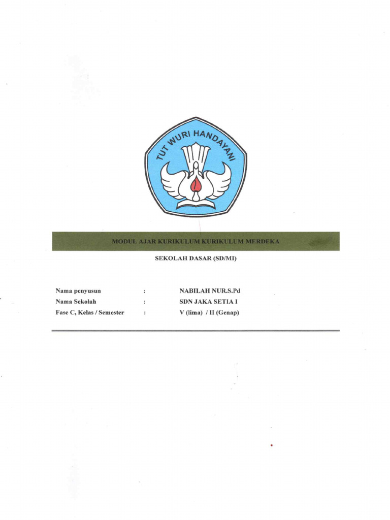 Bahan Ajar Nabilah Nur, S.PD | PDF