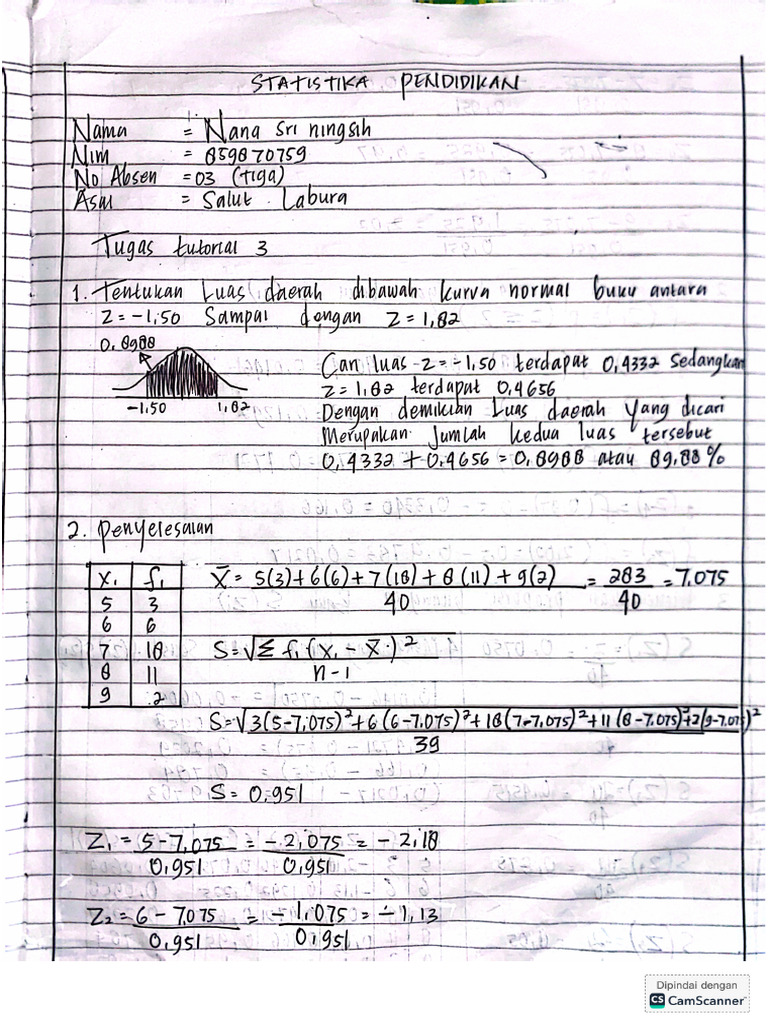 TT3 Statistika Pendidikan.859870759 | PDF