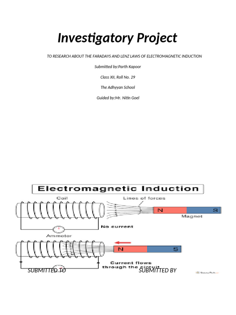 Fdocuments in Physics Investigatory Project Class Xii | PDF ...