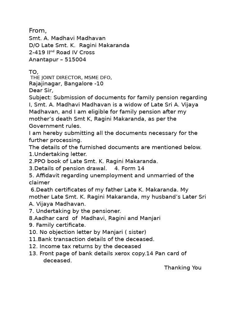 From,: The Joint Director, Msme Dfo | PDF