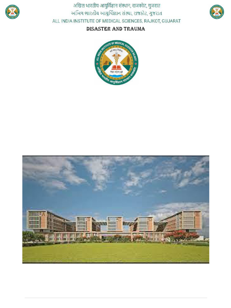 Disaster Response Team - SOP | PDF | Major Trauma | Emergency Department