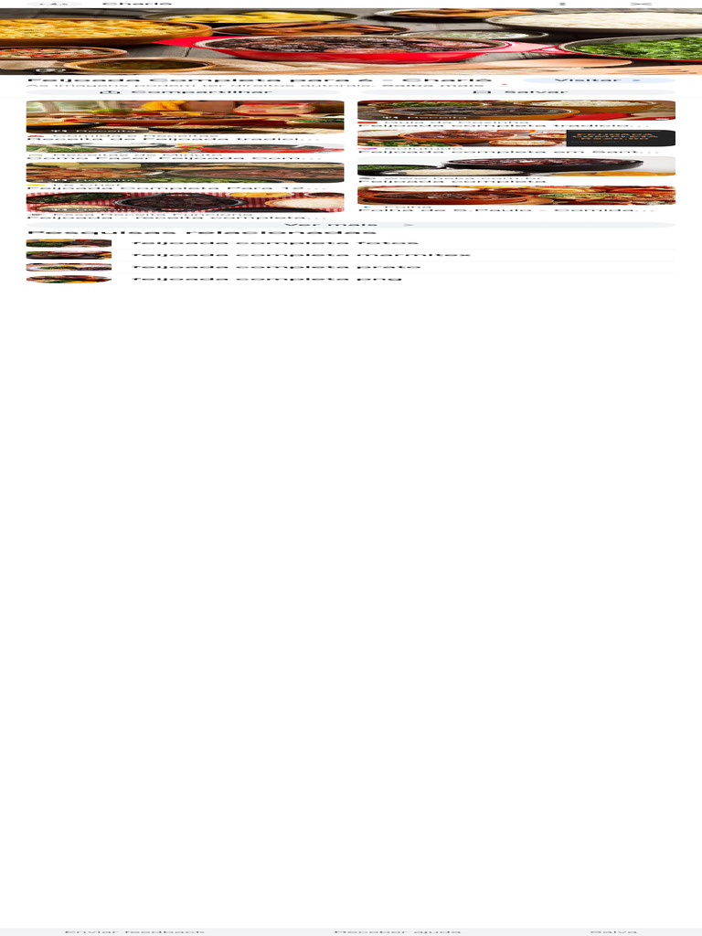 Feijoada Completa - Pesquisa Google | PDF