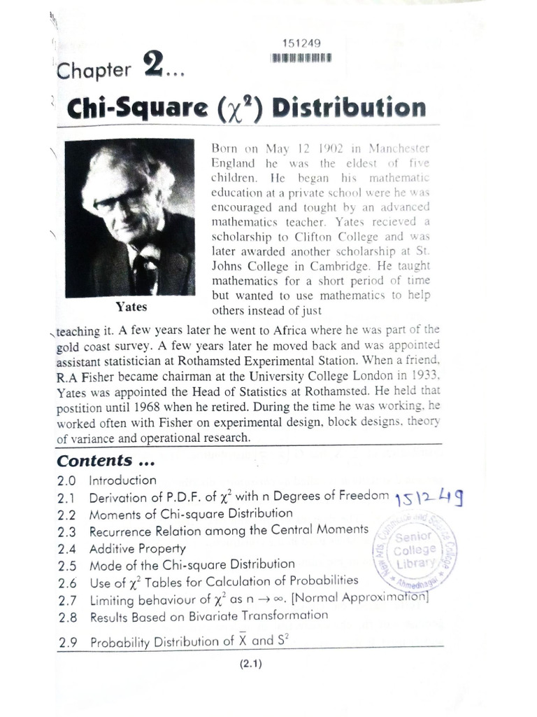 Chi Distribution | PDF