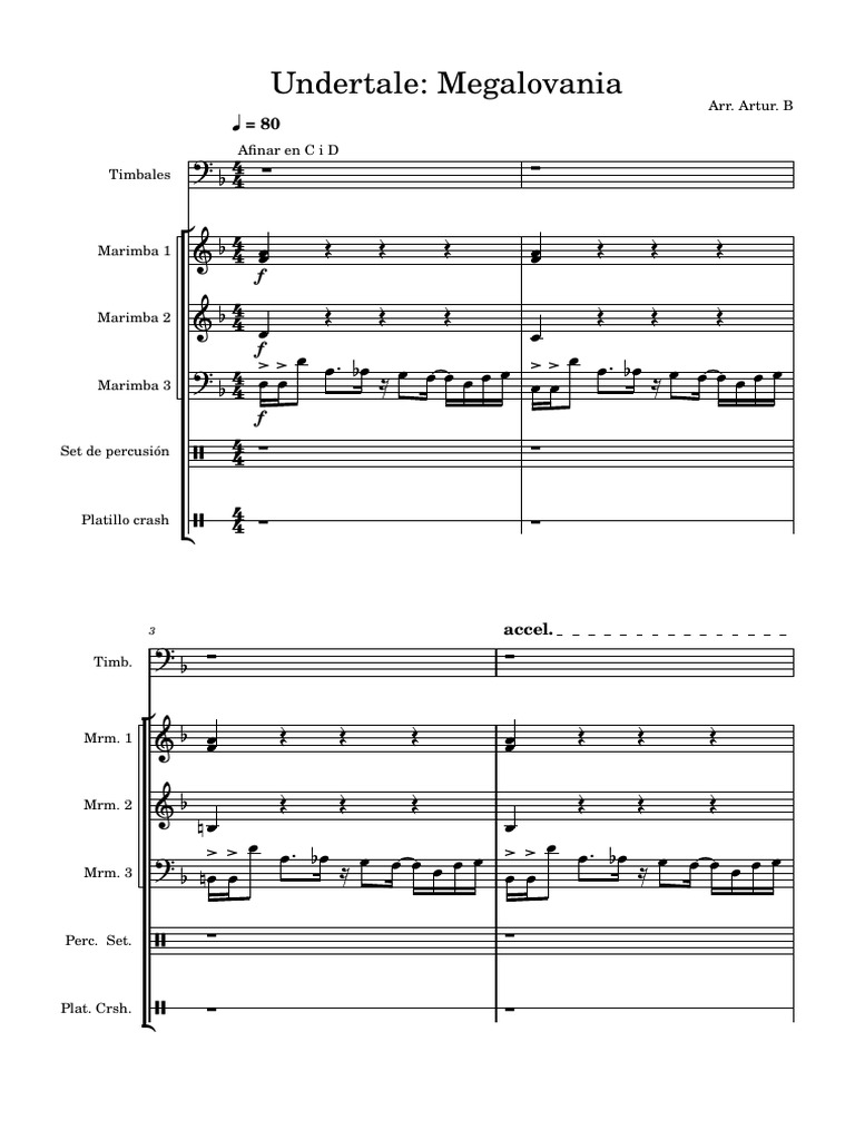 Undertale Megalovania | PDF