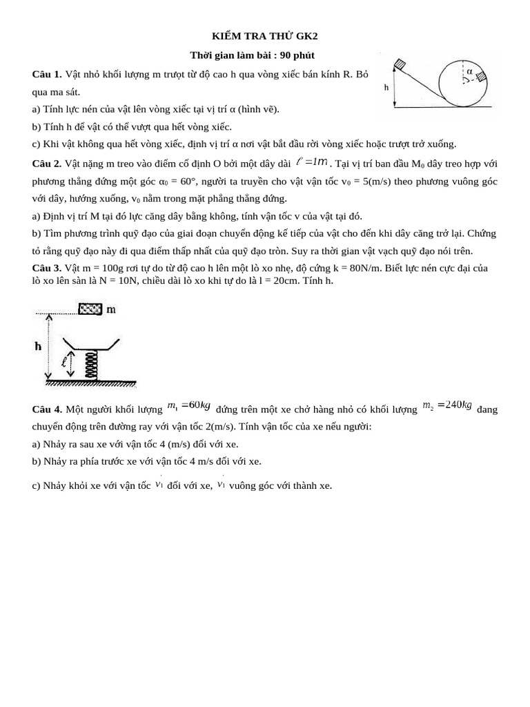Kiem Tra Thu GK2 Chuyen 01 | PDF