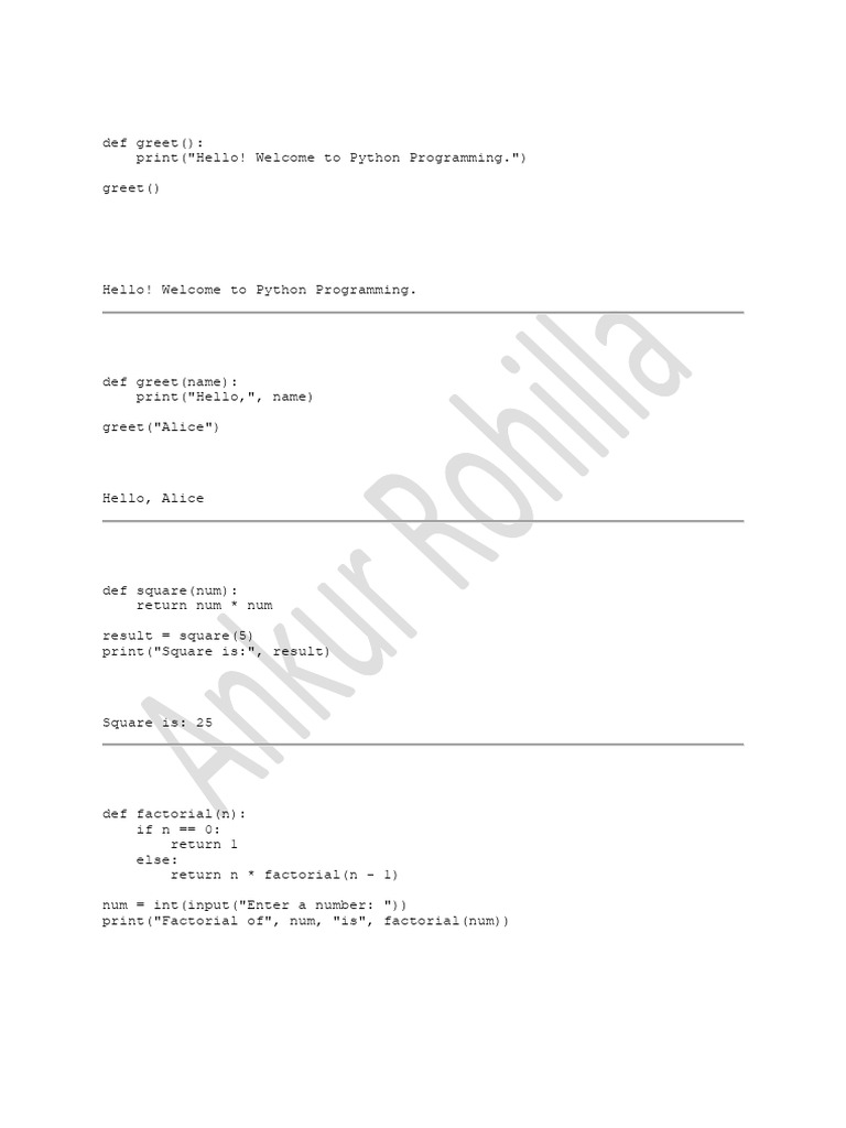 Function Prog in Python | PDF