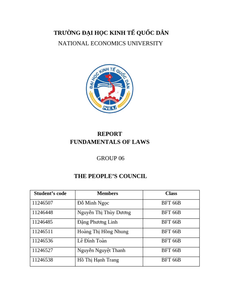 (Group6) People's Council Report | PDF | Governance | Committee