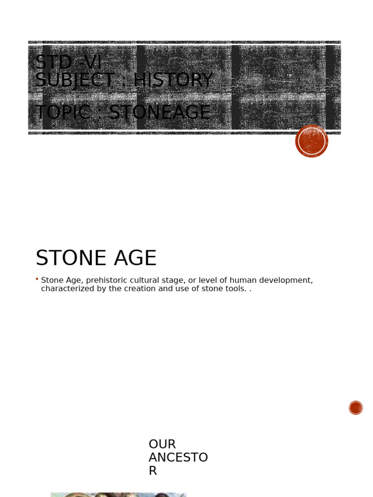 Std -vi stone age | PDF
