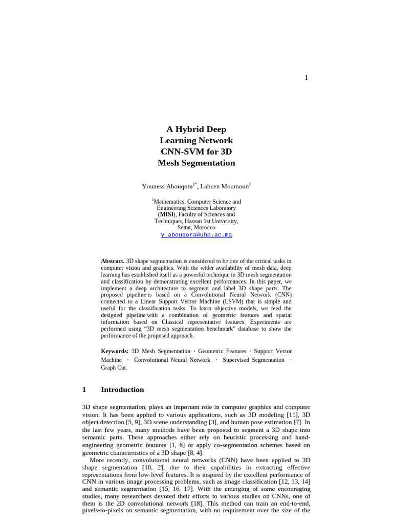 New Interest Points Detector For 3D Objects Recognition | PDF | Image Segmentation | 3 D ...