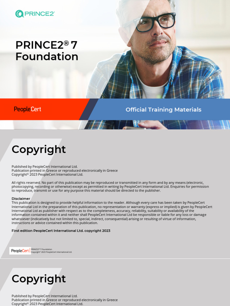 Delegate Pack - Foundation | PDF | Project Management | Copyright