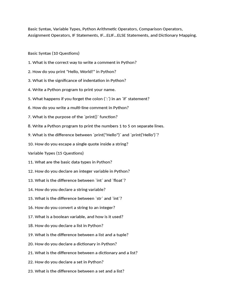 Iq Python Ca and Exam Preparation Assessment-1 | PDF | Computer ...