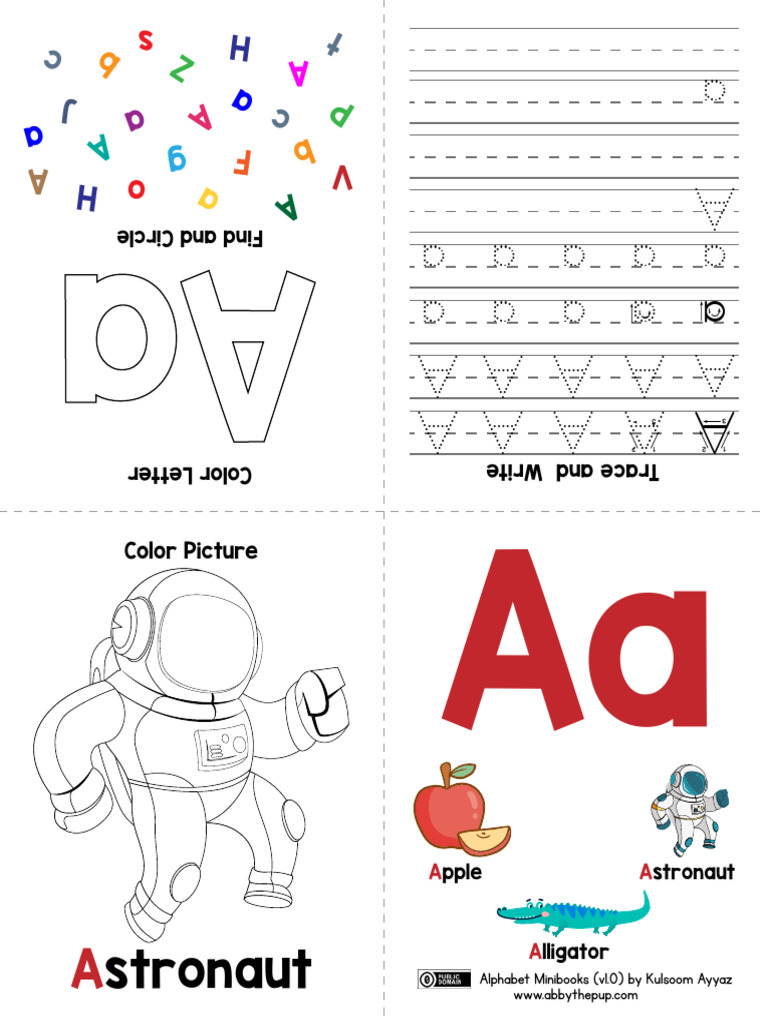 Kindergarten Alphabet Minibooks | PDF | Expert | Teachers