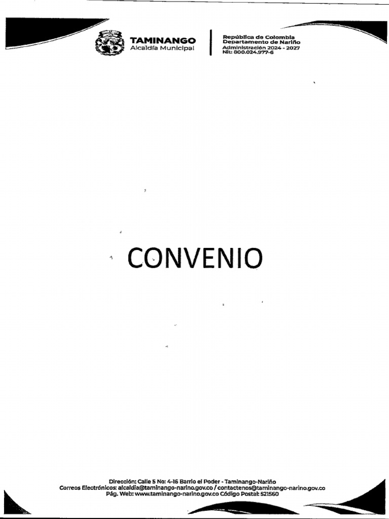 Convenio | PDF