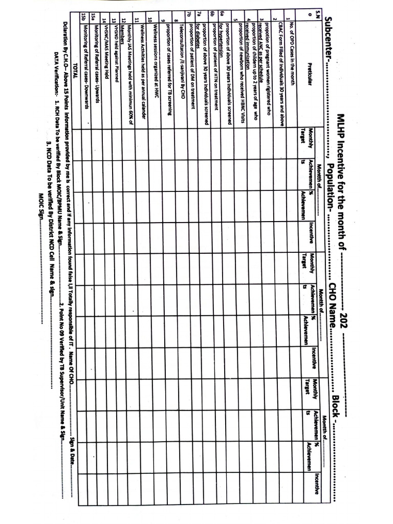 Incentive Format | PDF
