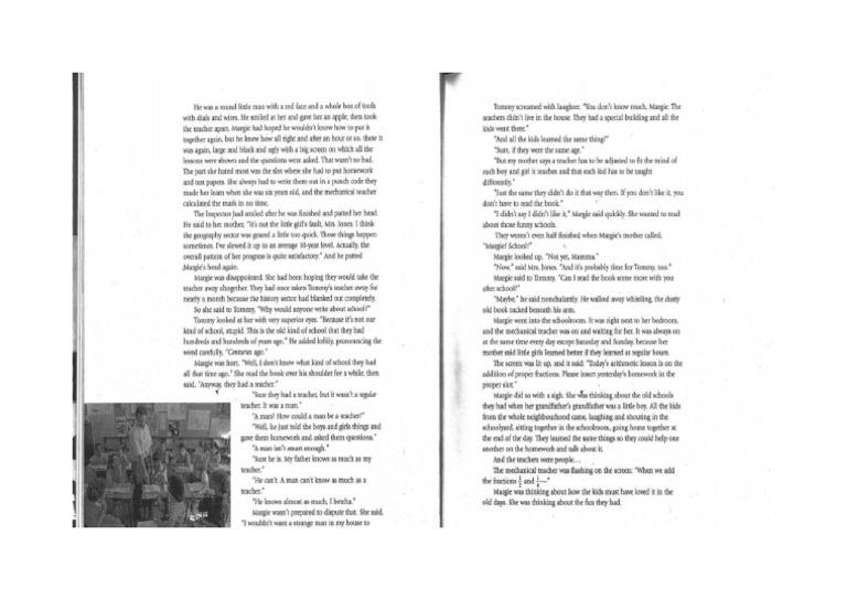 SHORT STORY - The Fun They Had (Isaac Asimov) | PDF